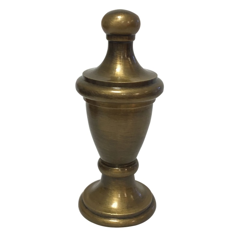 Royal Designs Inc. Simple Vase Design Lamp Finial With - Etsy