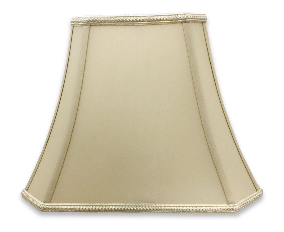 Royal Designs, Inc. Rectangle Bell Cut Corner Designer Lamp Shade - Etsy