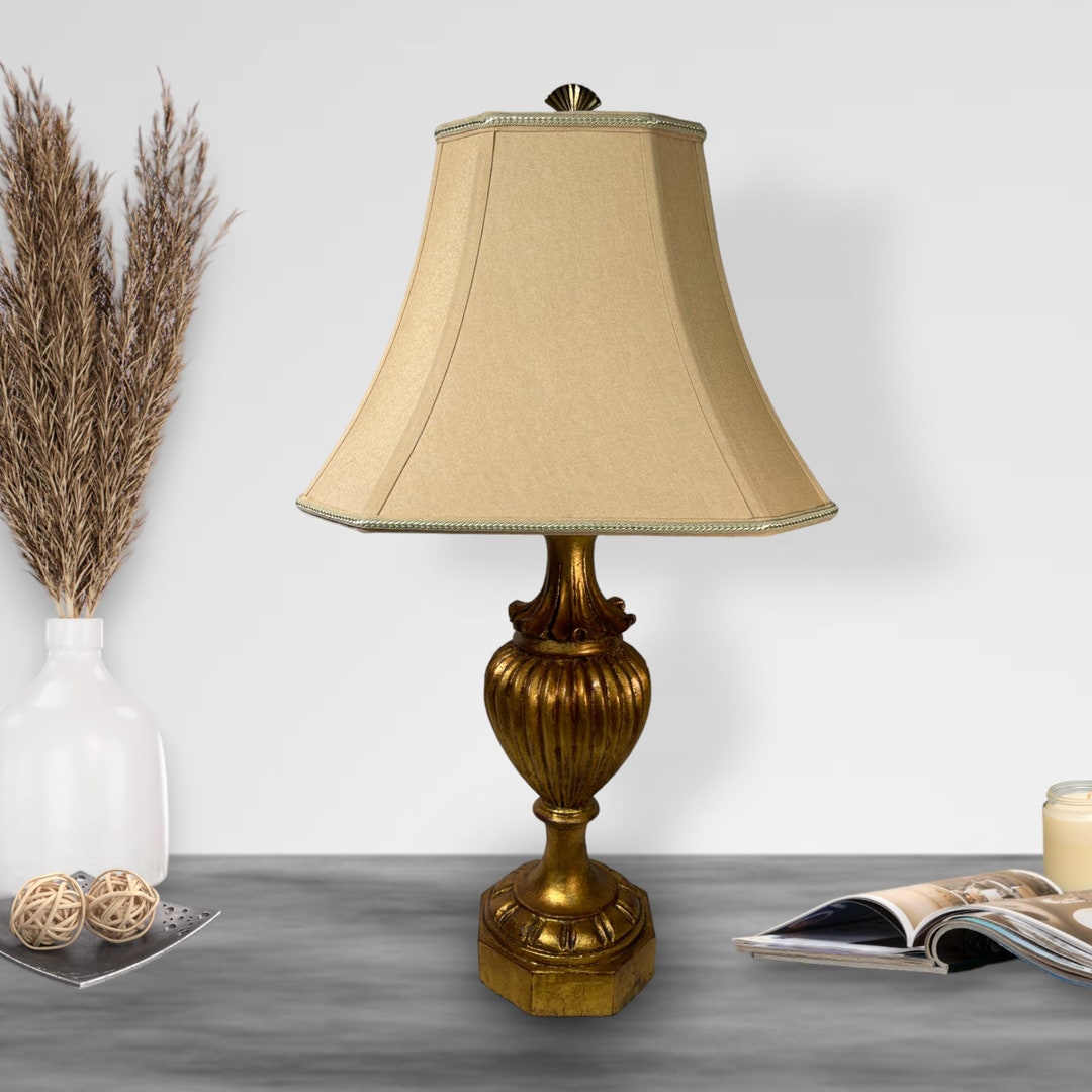 Royal Designs, Inc. 29 Fluted Trophy Lamp With Antique Gold Finish - Etsy