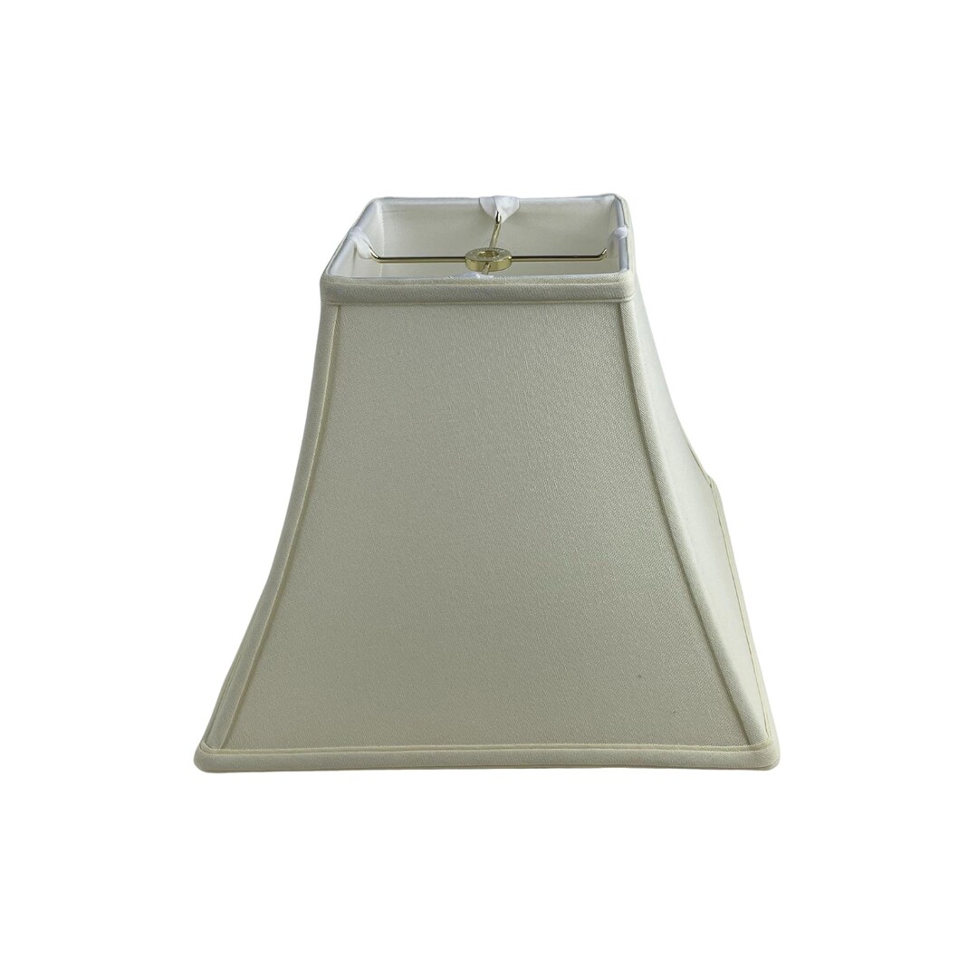 Royal Designs, Inc. Square Bell Lamp Shade, Linen Eggshell - Etsy