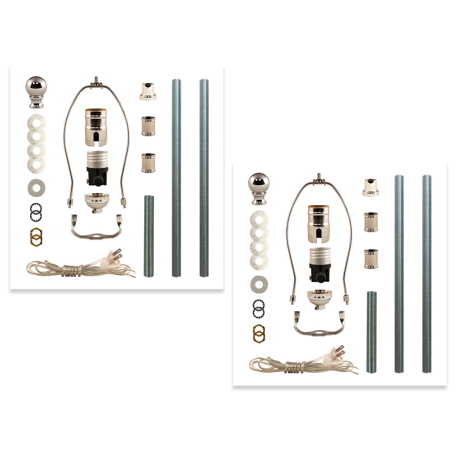 Royal Designs Inc. DIY Lamp Making Kit Polished Nickel - Etsy