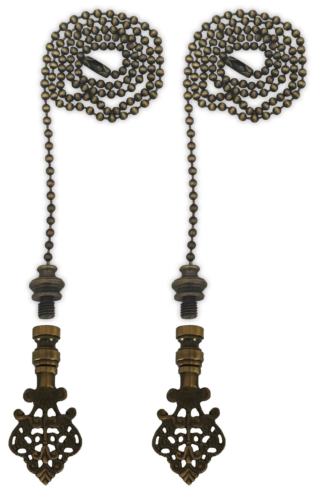 Royal Designs, Inc. Fan Pull Chain With Vintage Key Design Finial ...