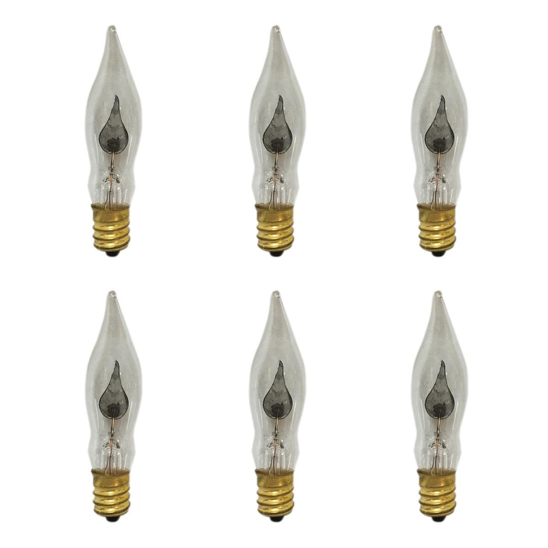 Royal Designs, Inc. Flicker Style Incandescent Light Bulbs Set of 6 ...