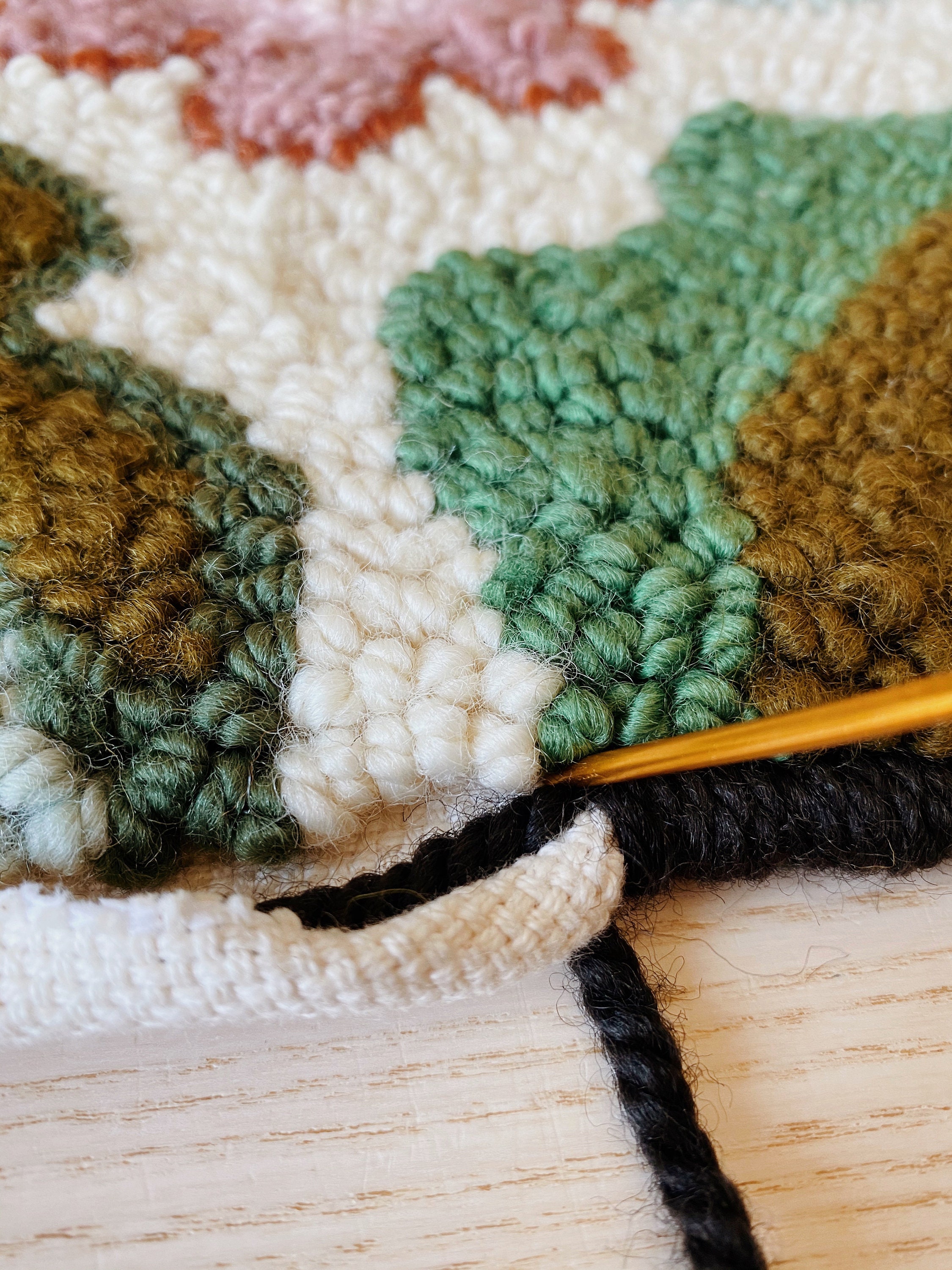 Digital Punch Needle Pattern Cheetah Rug - Etsy