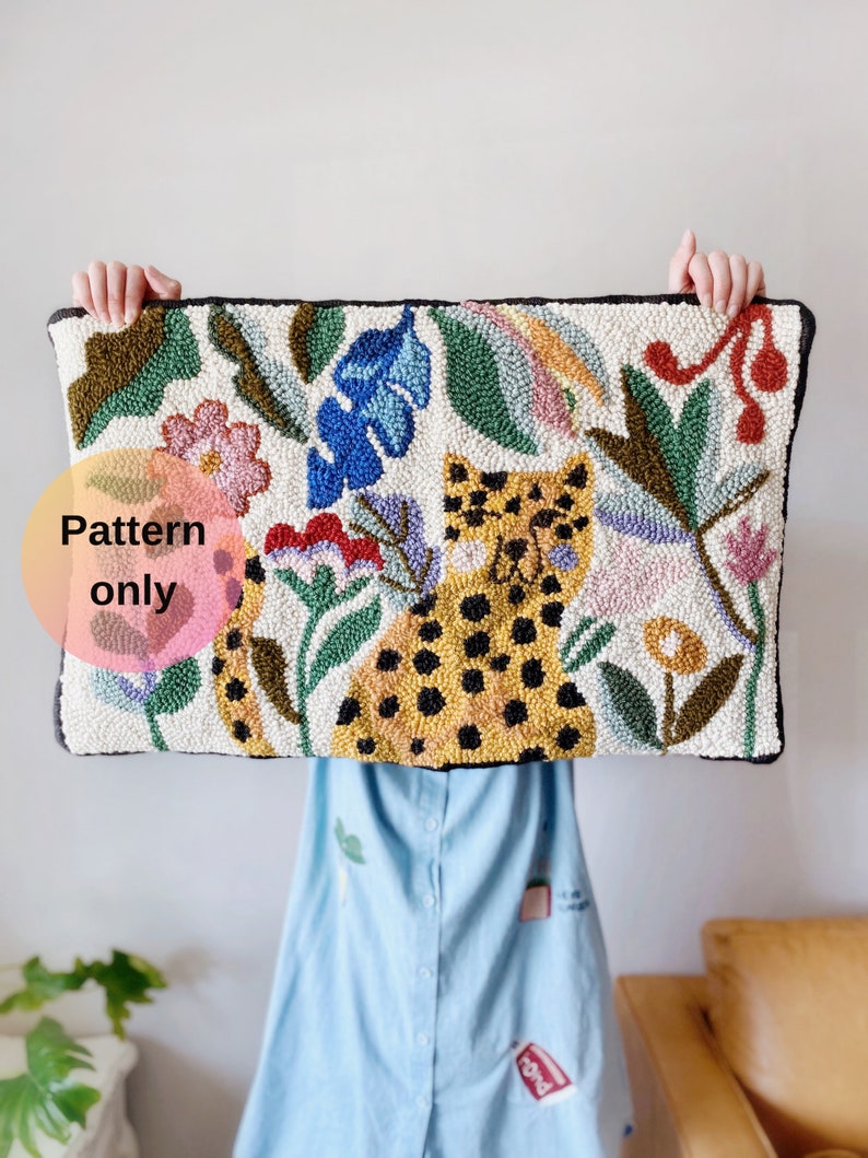 Pattern Only - Cheetah Rug - Etsy