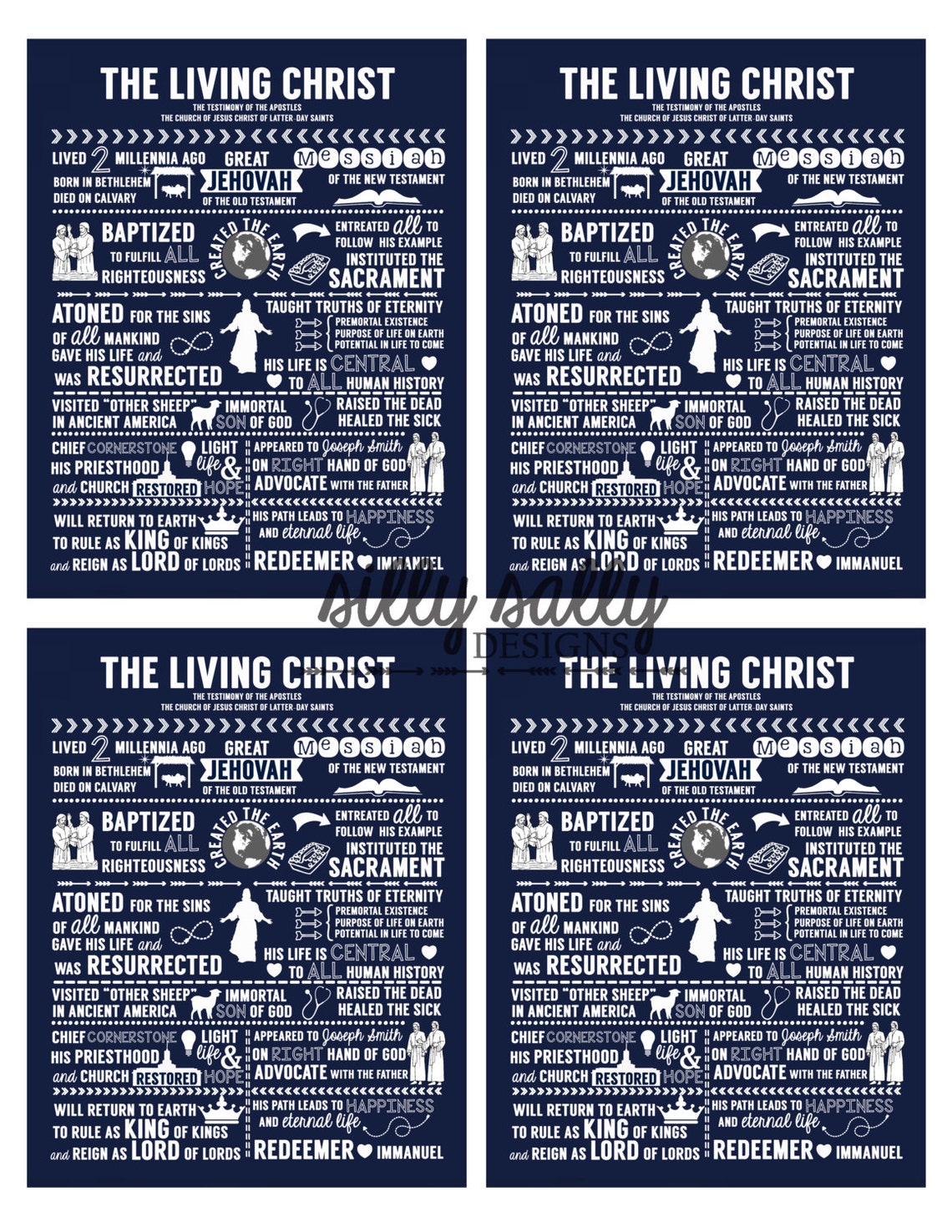 The Living Christ Excerpts HANDOUTS LDS Digital Printable Instant ...