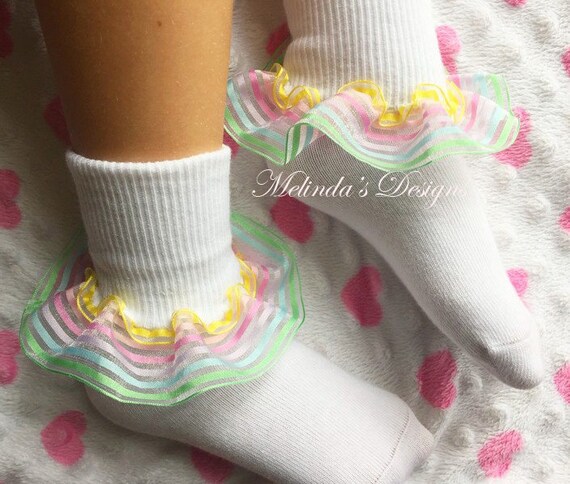 Baby infant Socks Toddler little Girl s Ruffled Socks Ruffled Easter Socks Frilly Socks Wedding Special Occasion Socks Dressy Girl s Socks Etsy