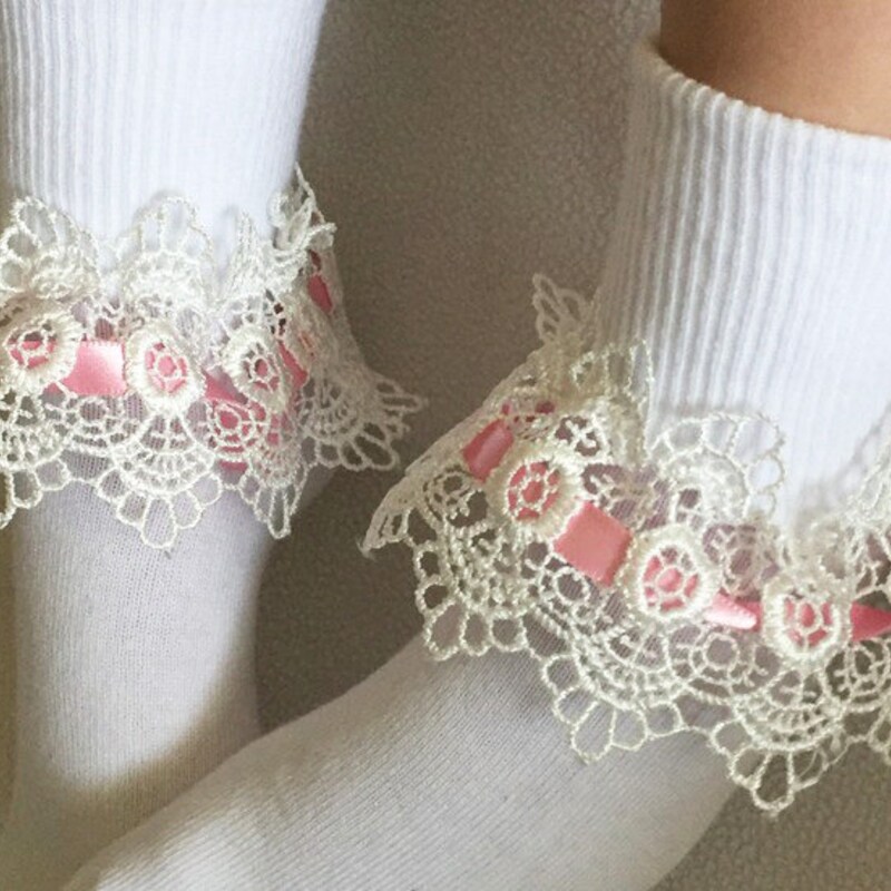 Lace Socks - Etsy