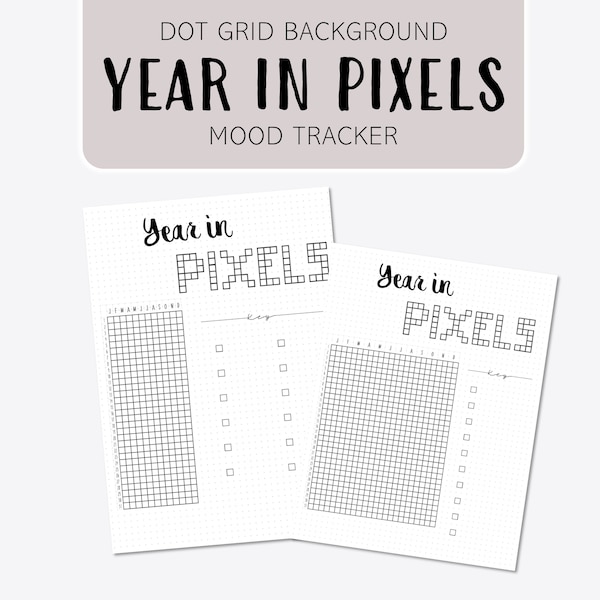 A Year in Pixels - Etsy
