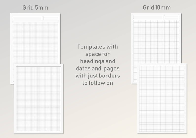 Note Paper Template - Lecture Note Paper - Dotted Grid - Lined Paper ...