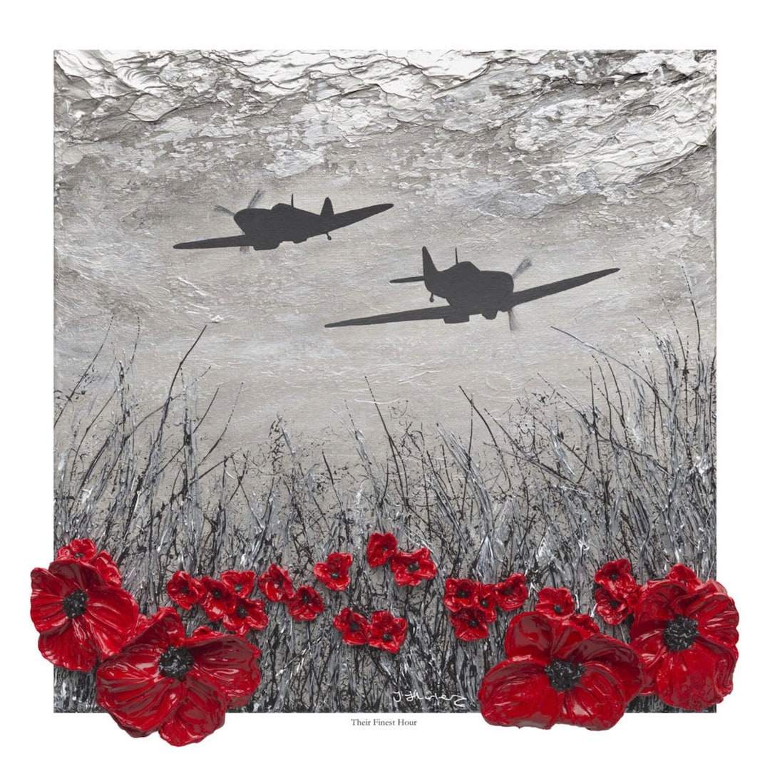 Their Finest Hour Fine Art Poppy Flower Print by Jacqueline Hurley in ...