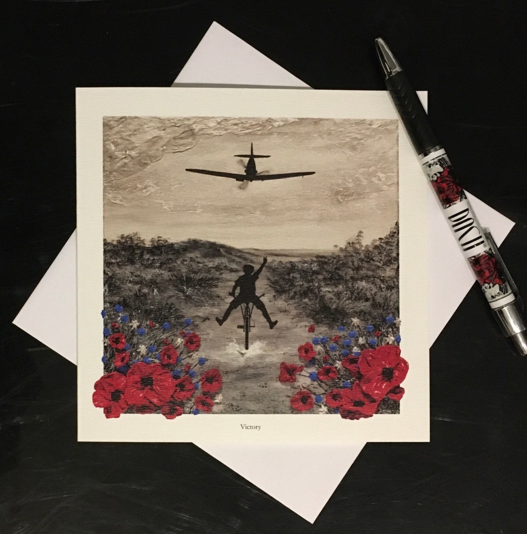 Victory Greetings Card From the Remembrance Collection by Jacqueline ...