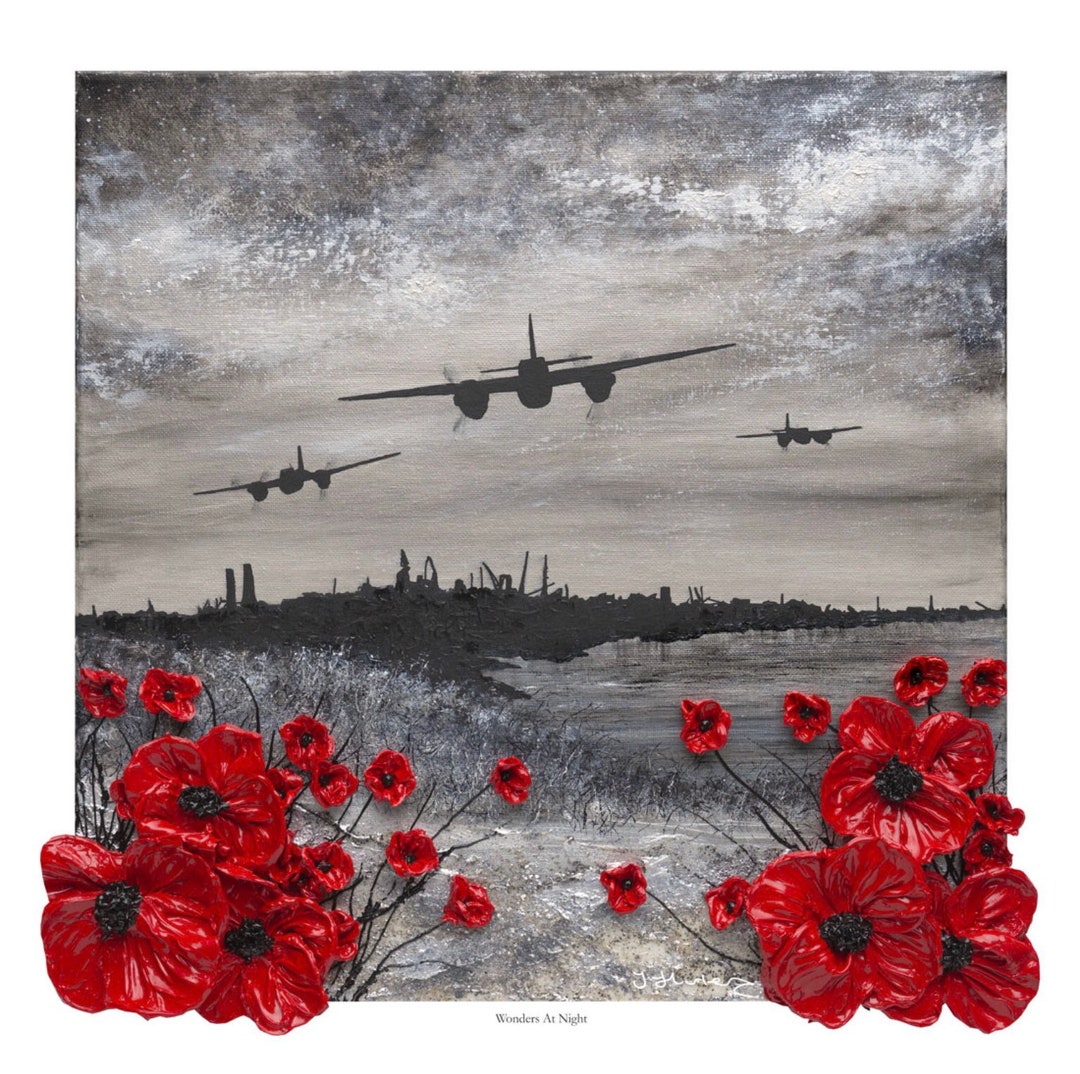 Wonders at Night Fine Art Poppy Flower Print by Jacqueline Hurley in ...