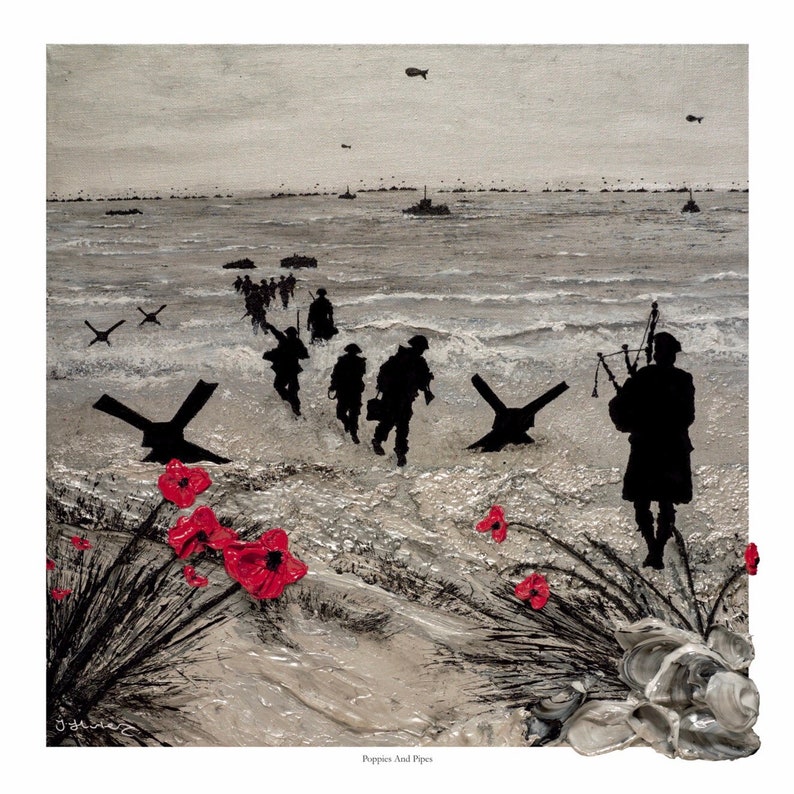 Poppies and Pipes From the World War Two Collection by Remembrance ...