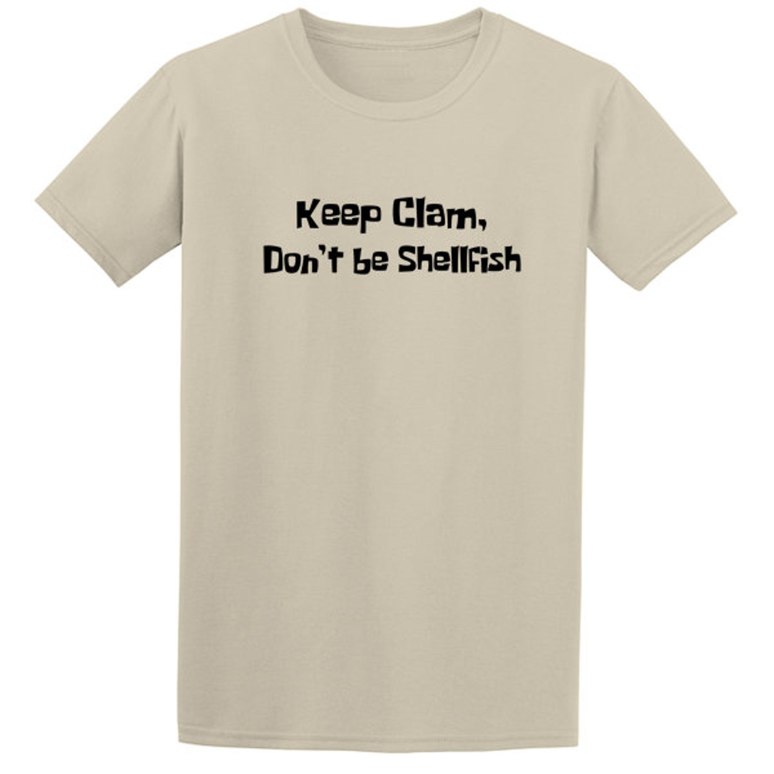 Funny Fishing or Beach Vacation Shirt Keep Clam Don't Be - Etsy