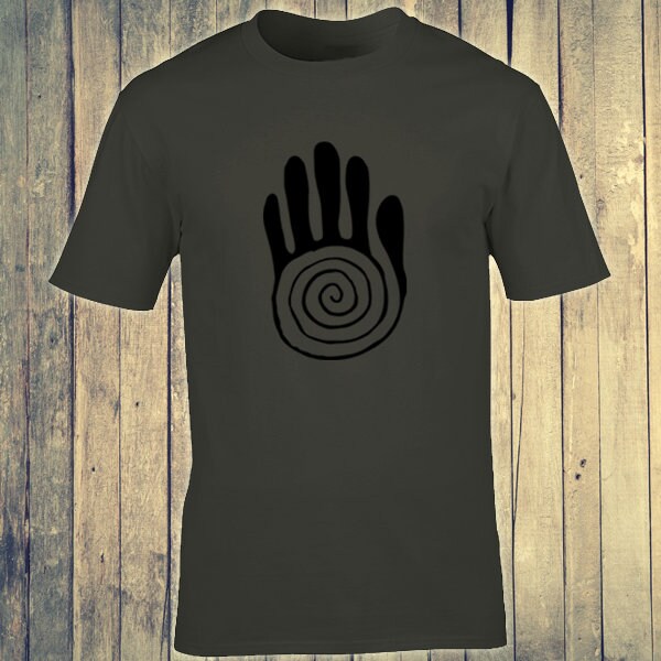 Healing Hand Design Spiritual Tshirt, Premium Ethical Tee in a Range of ...