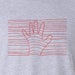Cool Minimalist Hand Print T Shirt, Premium Soft Cotton Ethical Tee ...