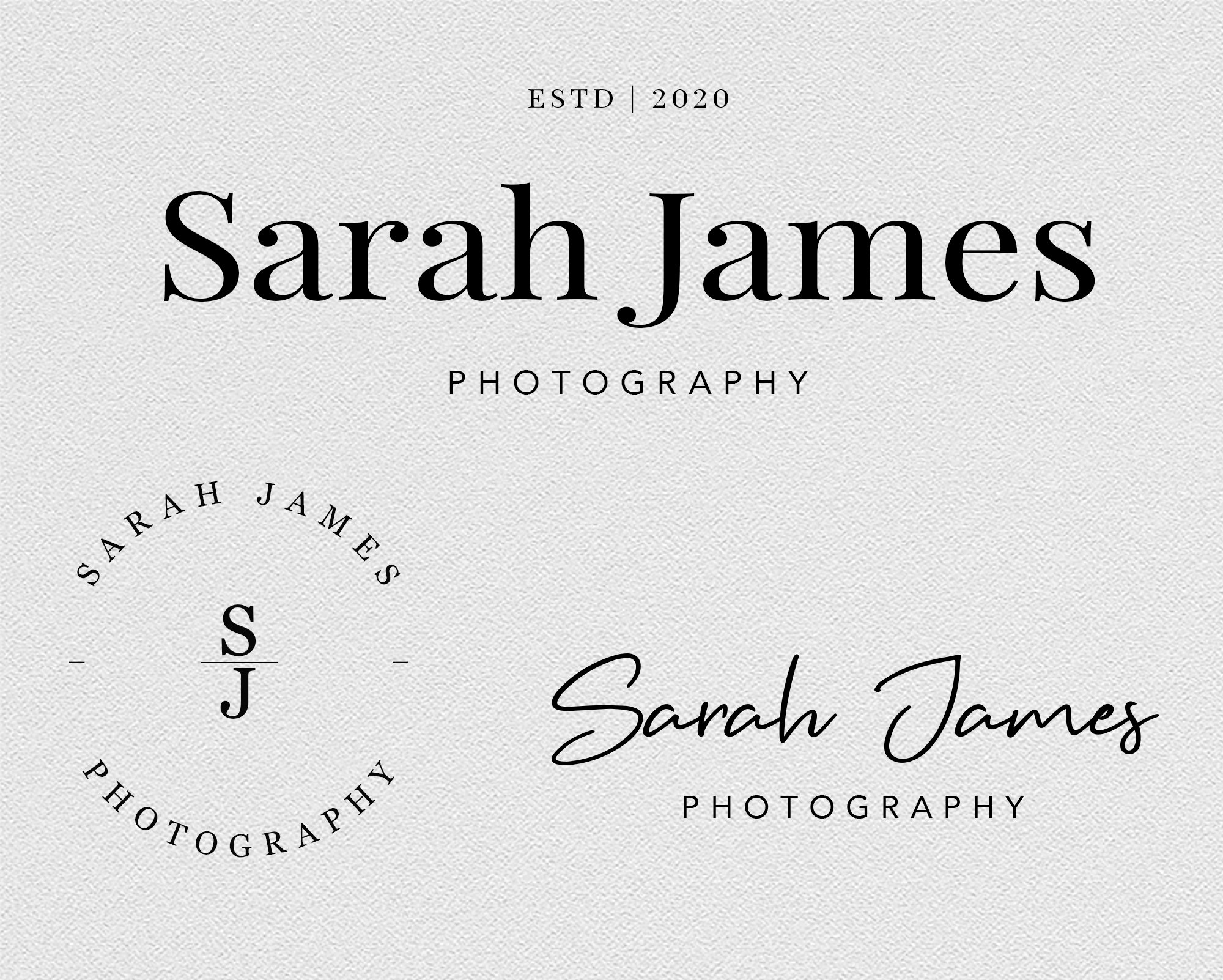 Photography Logo Design, Photography Watermark, Initial Monogram Logo ...