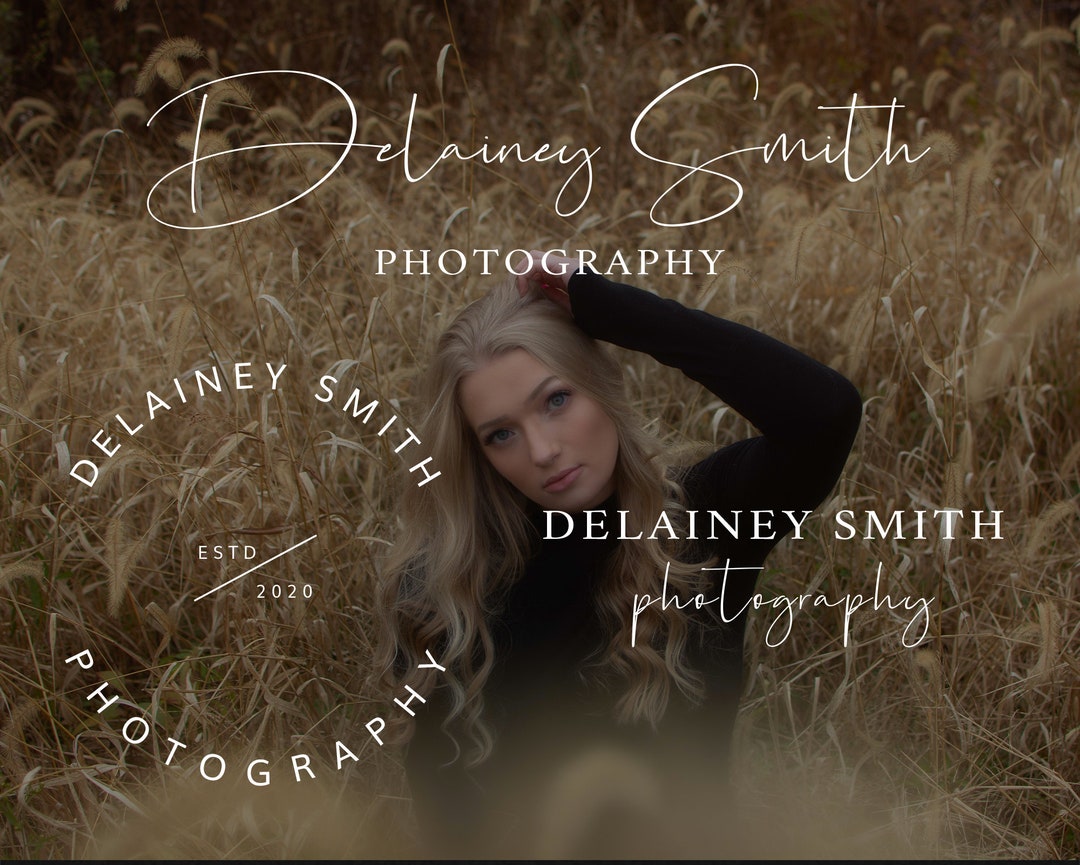 Photography Logo Design, Photography Watermark, Initial Monogram Logo ...