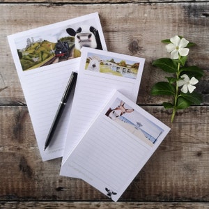 Notepads Gift Set Sheep, Moo and Donkey in Three Different Sizes, Ideal ...