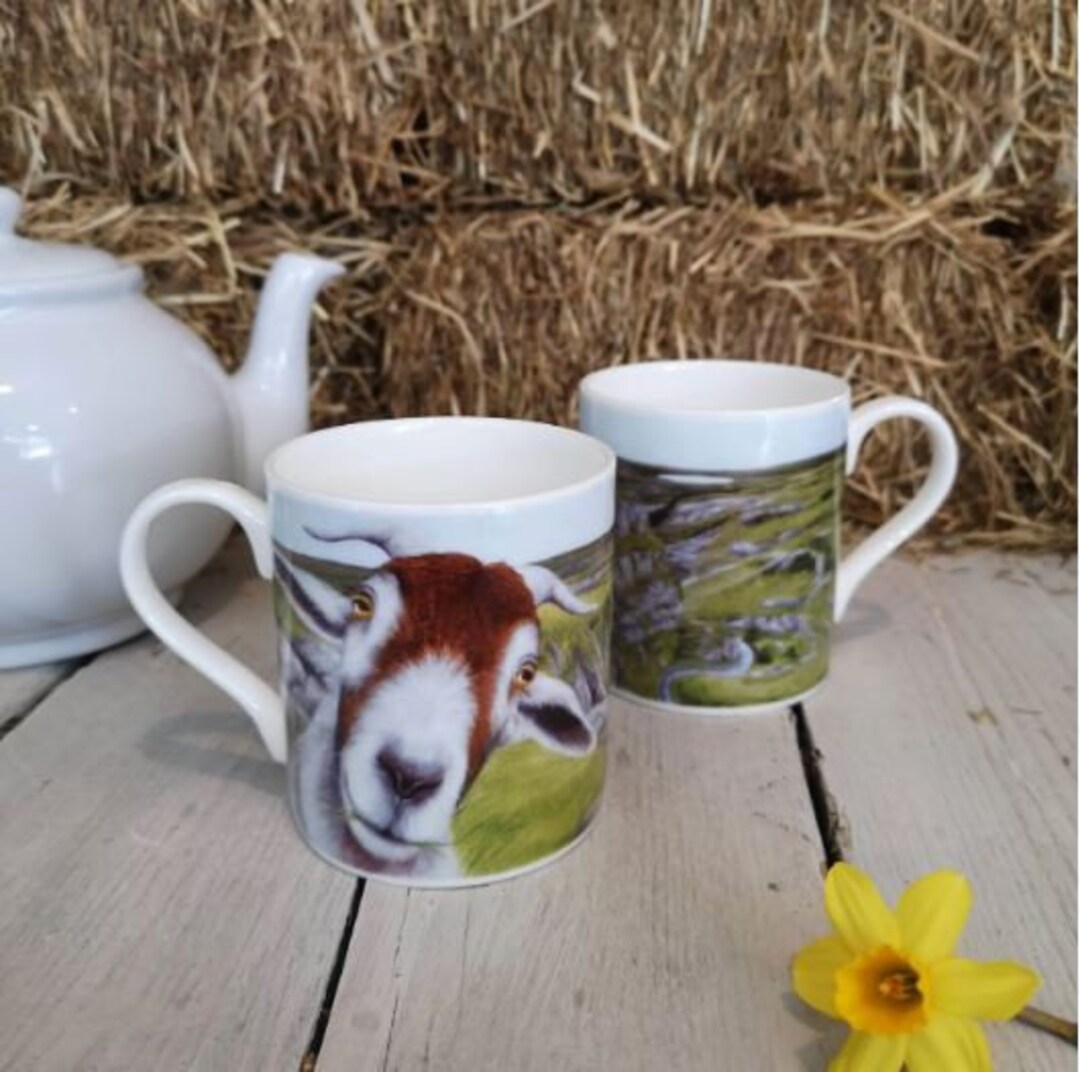 Goat Mug, 'goat Selfie at Cheddar Gorge' Fine China Made in the UK. - Etsy