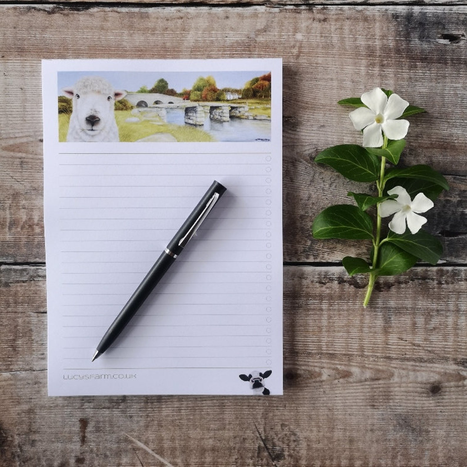 Notepads Gift Set Sheep Moo and Donkey in Three Different - Etsy