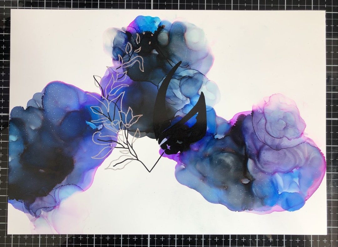 Bounty Hunter Inspired Alcohol Ink Art Signet - Etsy
