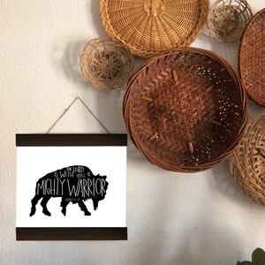 Digital Print Buffalo Bible Verse Judges 6:12 the Lord is With You, O ...