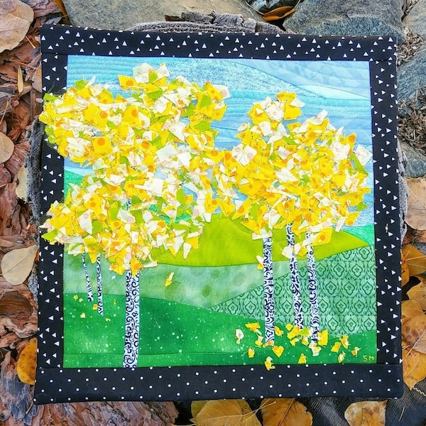 Birch Tree Quilt - Etsy