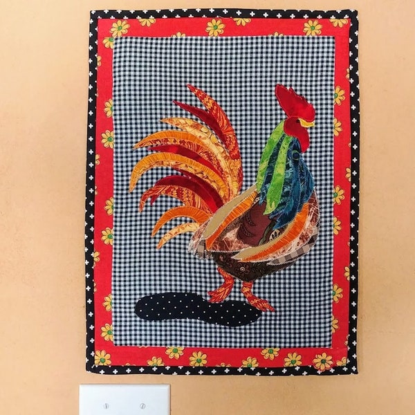 Patchwork Chicken - Etsy