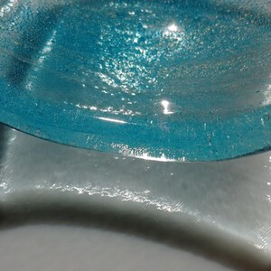 3 Inch Square Bubbles and Rainbow Handmade Fused Art Small Dish - Etsy