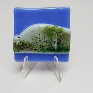 Fused Glass Small Landscape Art - Etsy