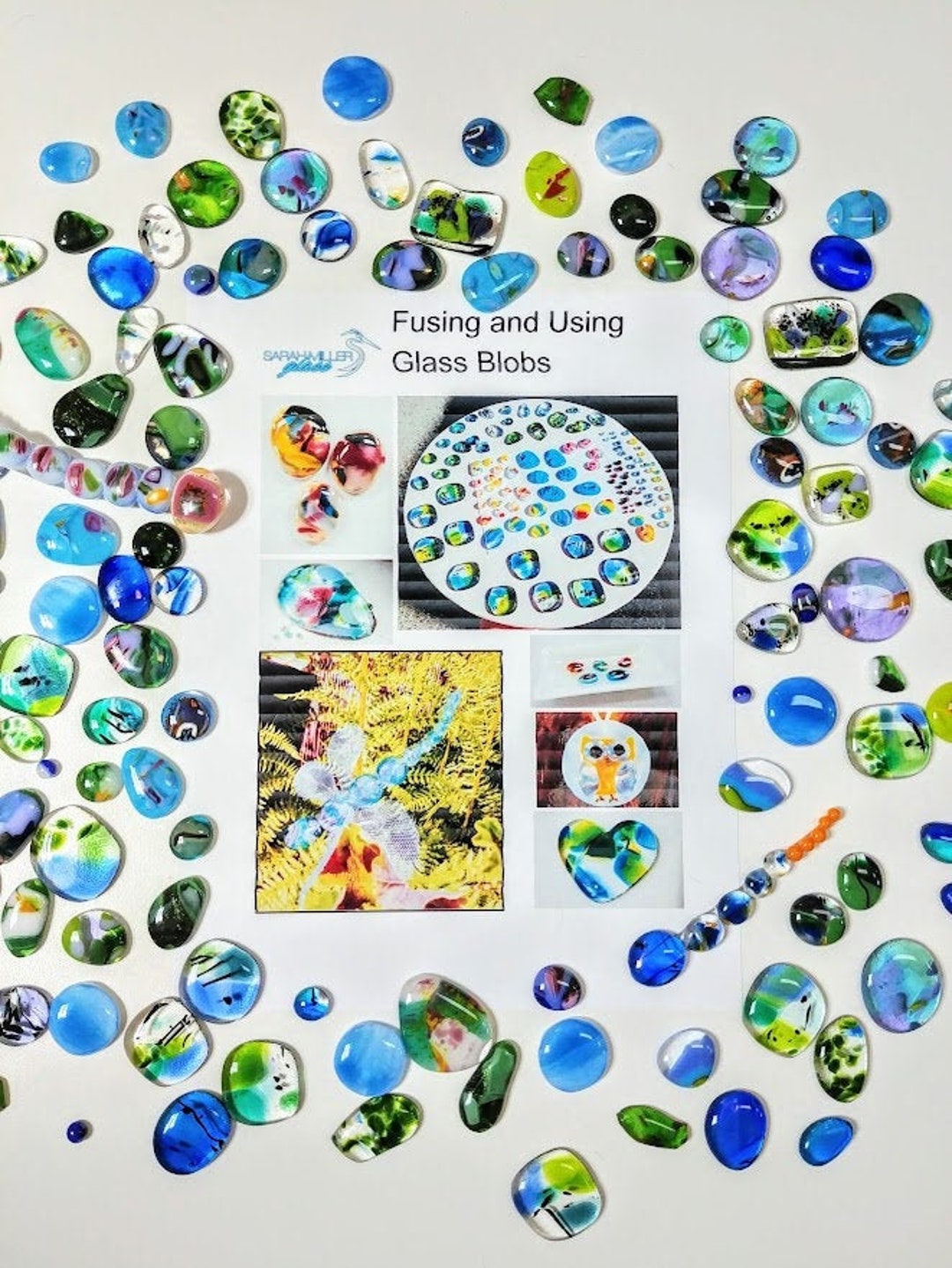 Fused Glass Tutorial Fusing and Using Glass Blobs Puddles Dots - Etsy