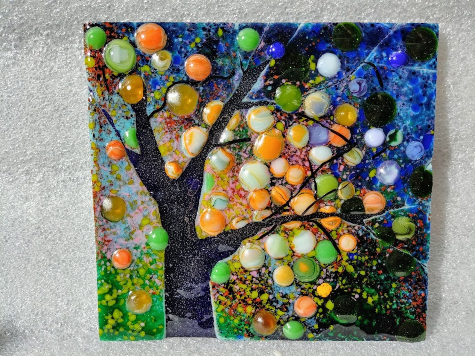 Fusing Cracked Glass Trees Tutorial | Etsy