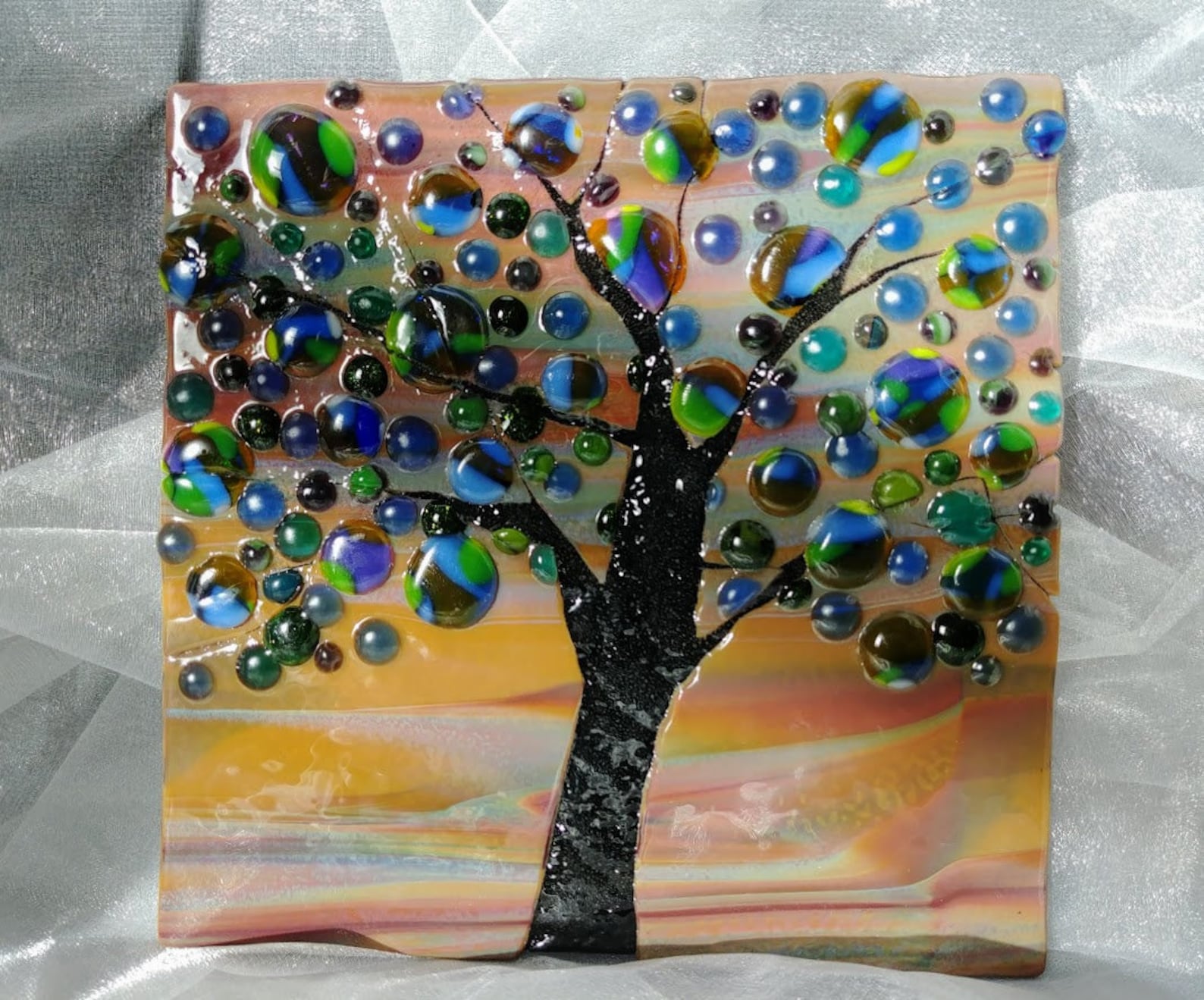 Fusing Cracked Glass Trees Tutorial | Etsy