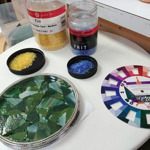 Fused Flowers Using Tiny Shards of Glass Tutorial - Etsy