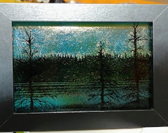 Fused Glass Forest Landscape Art - Etsy