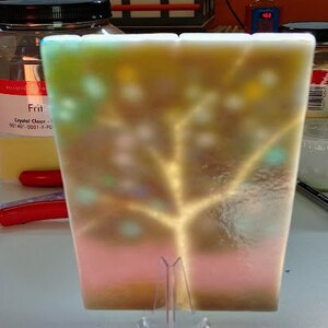 Fused Glass Bubble Tree Landscape Art - Etsy