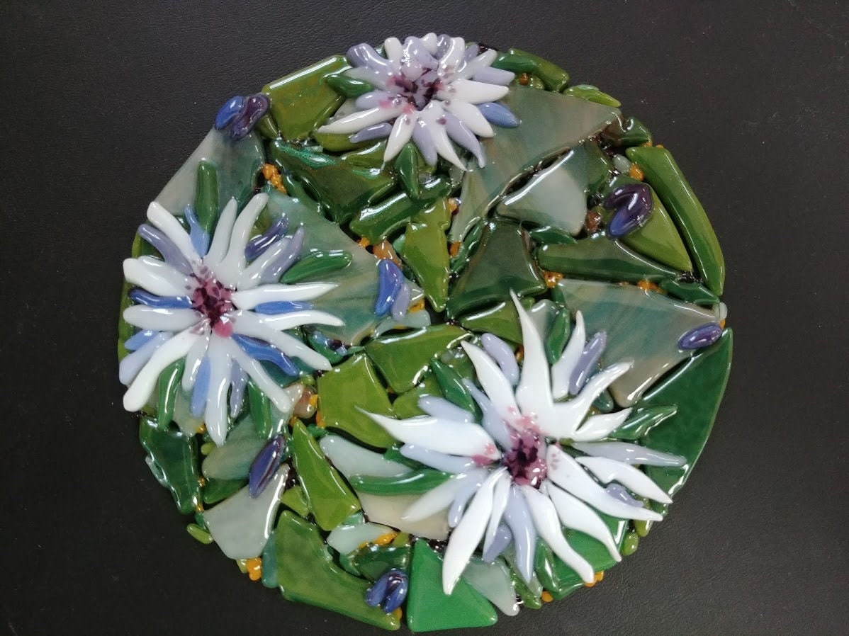 Fused Flowers Using Tiny Shards of Glass Tutorial - Etsy Canada