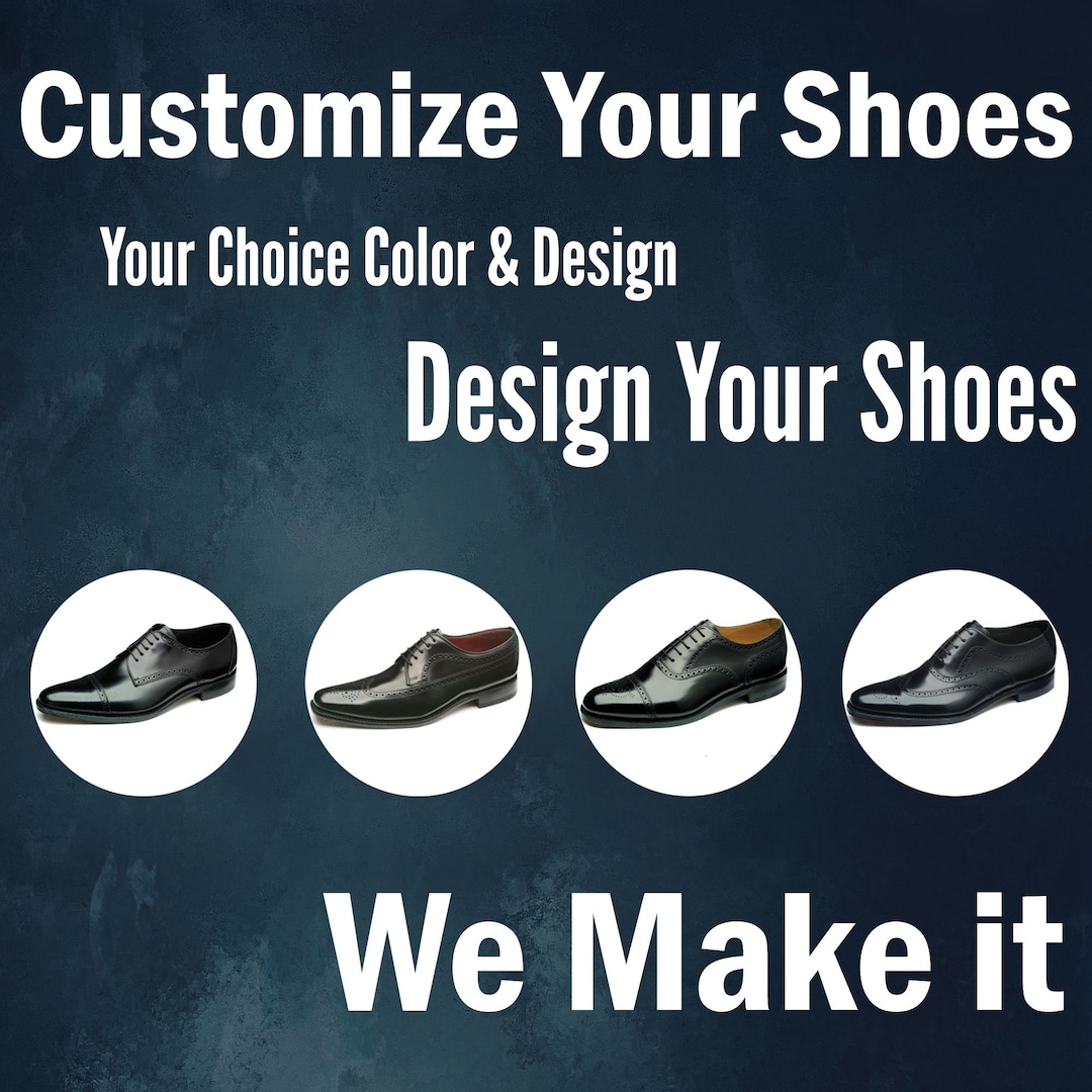 Custom Made Shoes for Men - Men Personalized Shoes, Customize Your ...