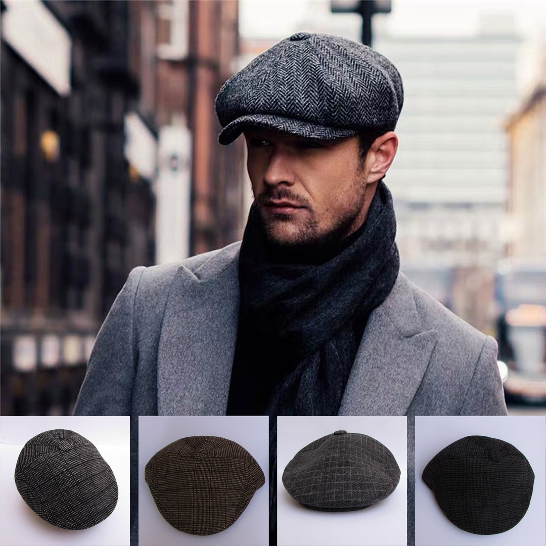 News Boy Cap for Man , News Boy Hat , Newsboy Cap , Handmade Newsboy ...