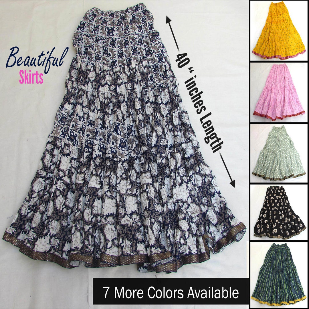 Designer Skirts - Beautiful Design Skirts, Skin Friendly Fabric Skirts ...