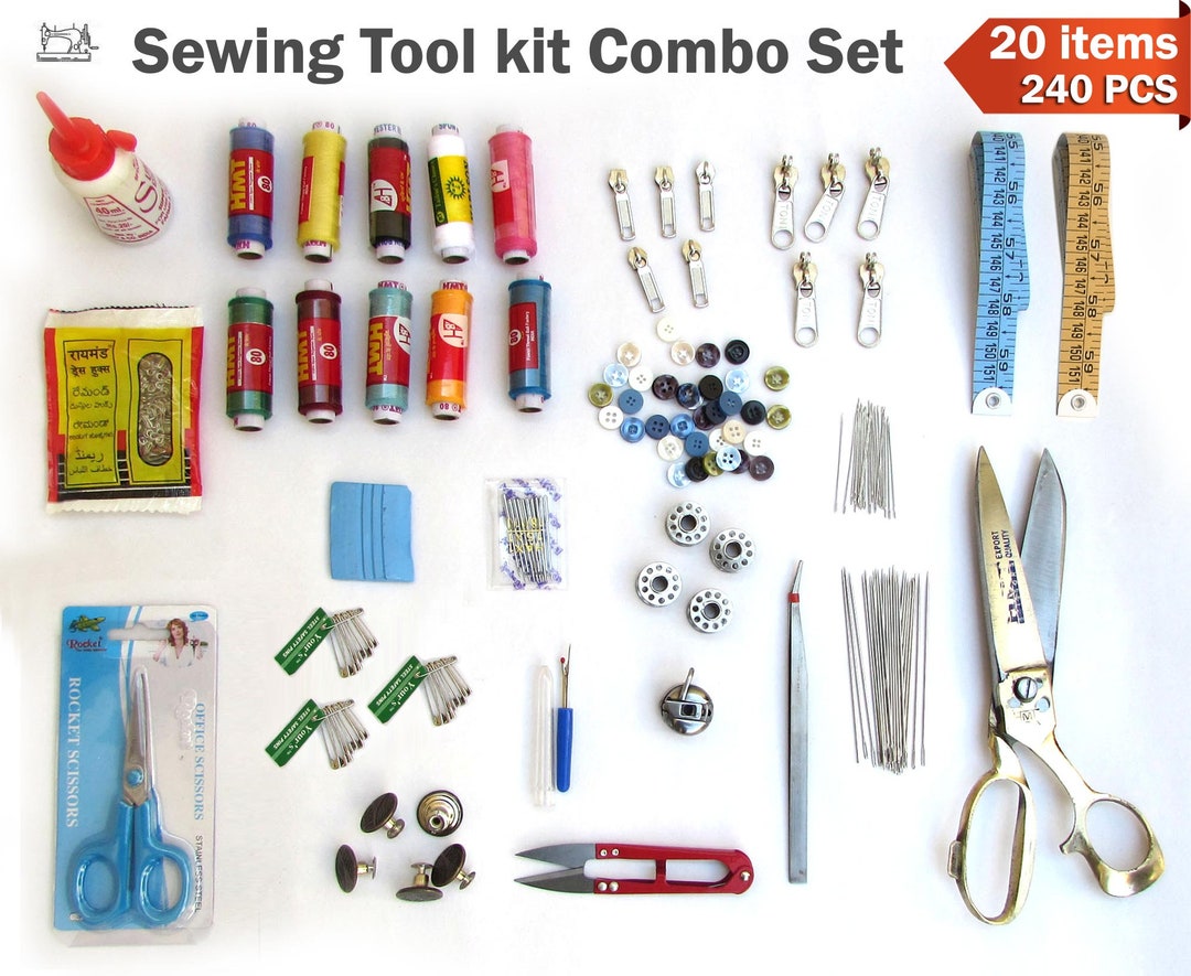 Sewing Tools Kit Tailoring Tools Kit 20 Items/240 PCS - Etsy
