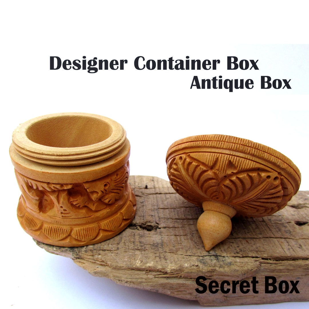 Wooden Secret Box - Mysterious Wooden Box Beautiful Creative Craft ...