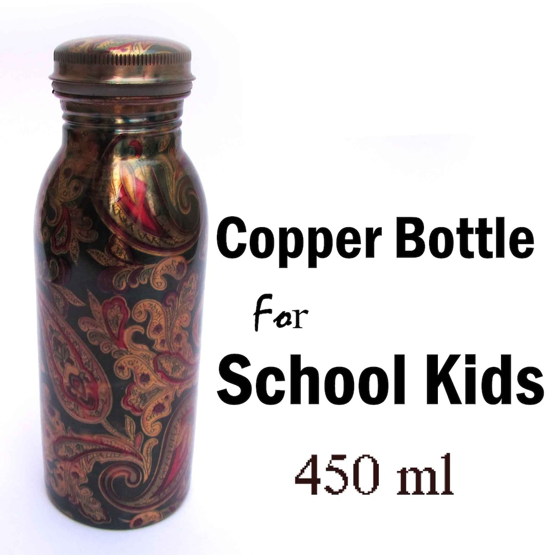 Printed School Water Bottle 450 ML, Water Bottle for School, Water ...