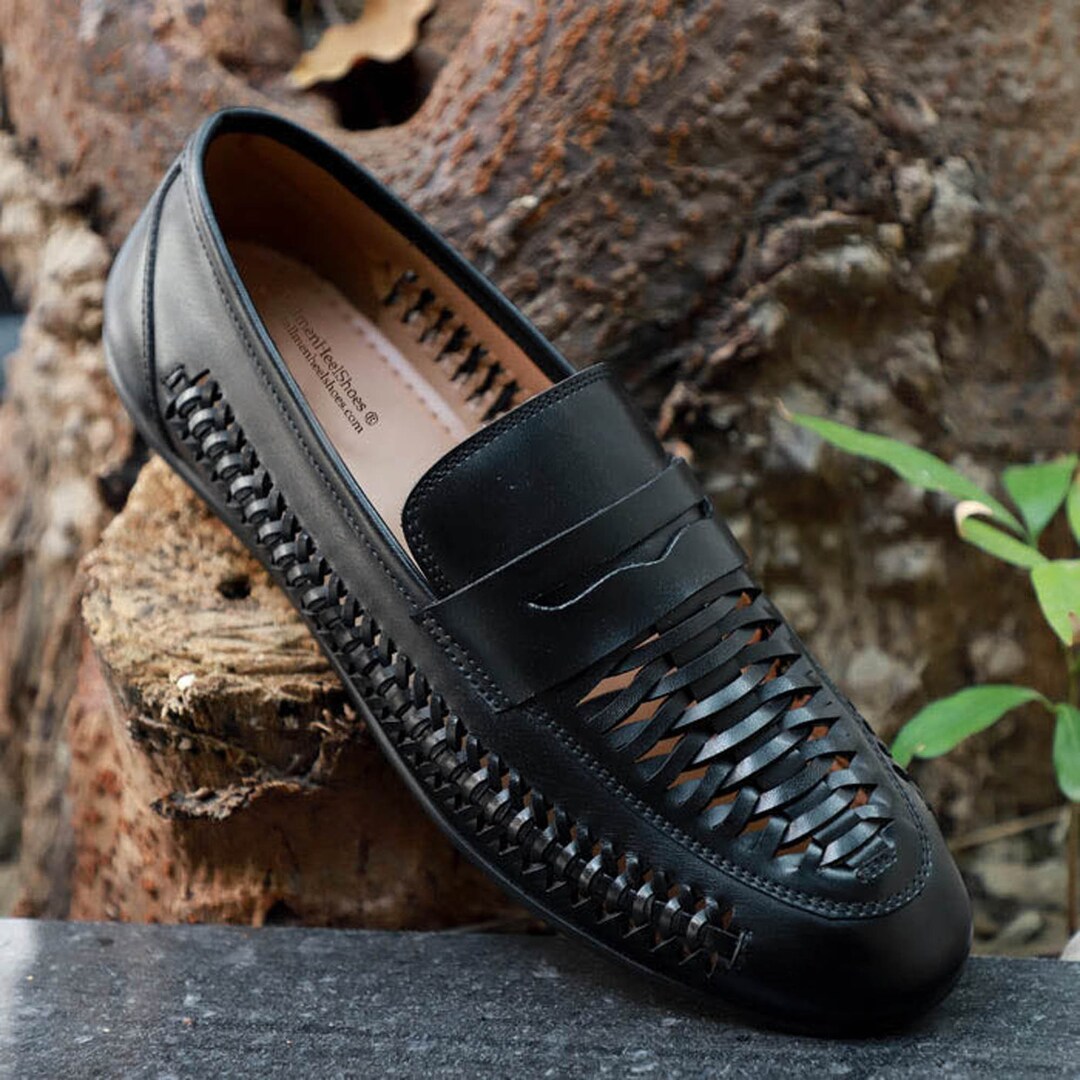 Loafers Men Hand Weaved - Celebrities Choice, Celebrity Loafers Shoes ...