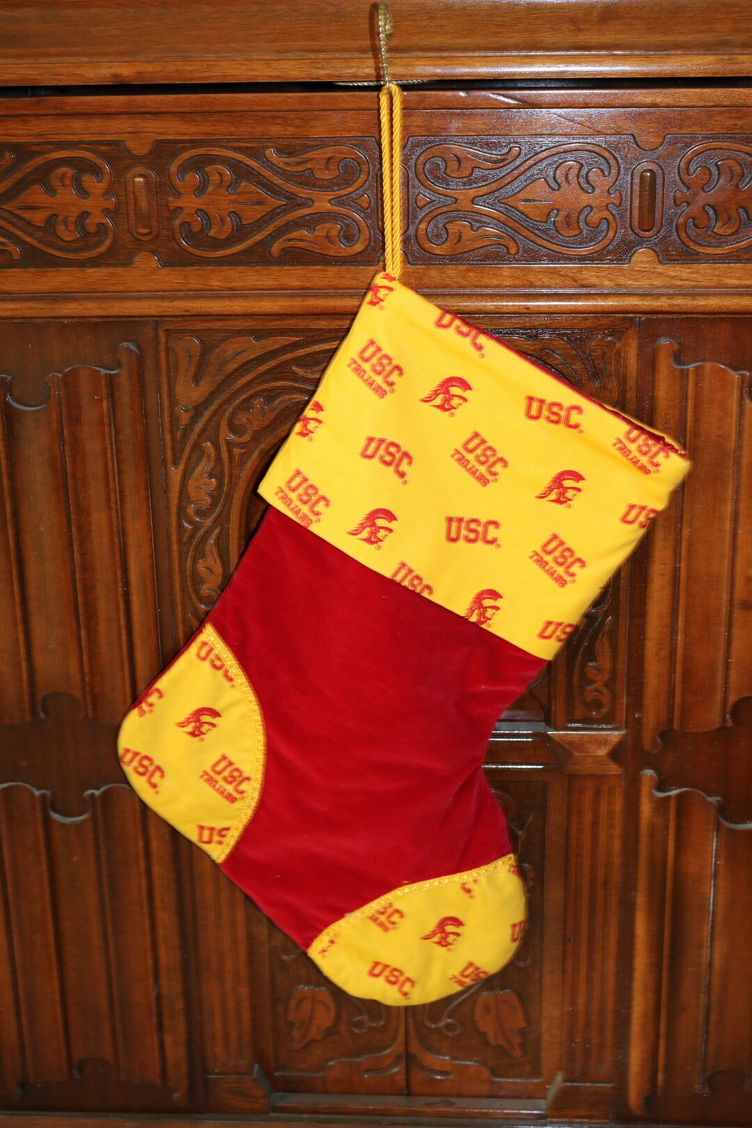 USC Trojans 3 Handmade Custom Christmas Stocking - Etsy