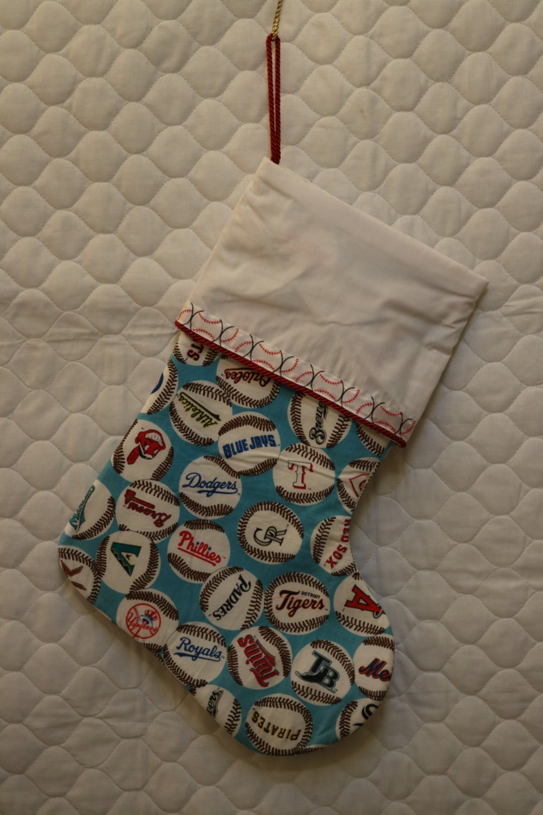 Baseball Handmade Custom Christmas Stocking. - Etsy.de