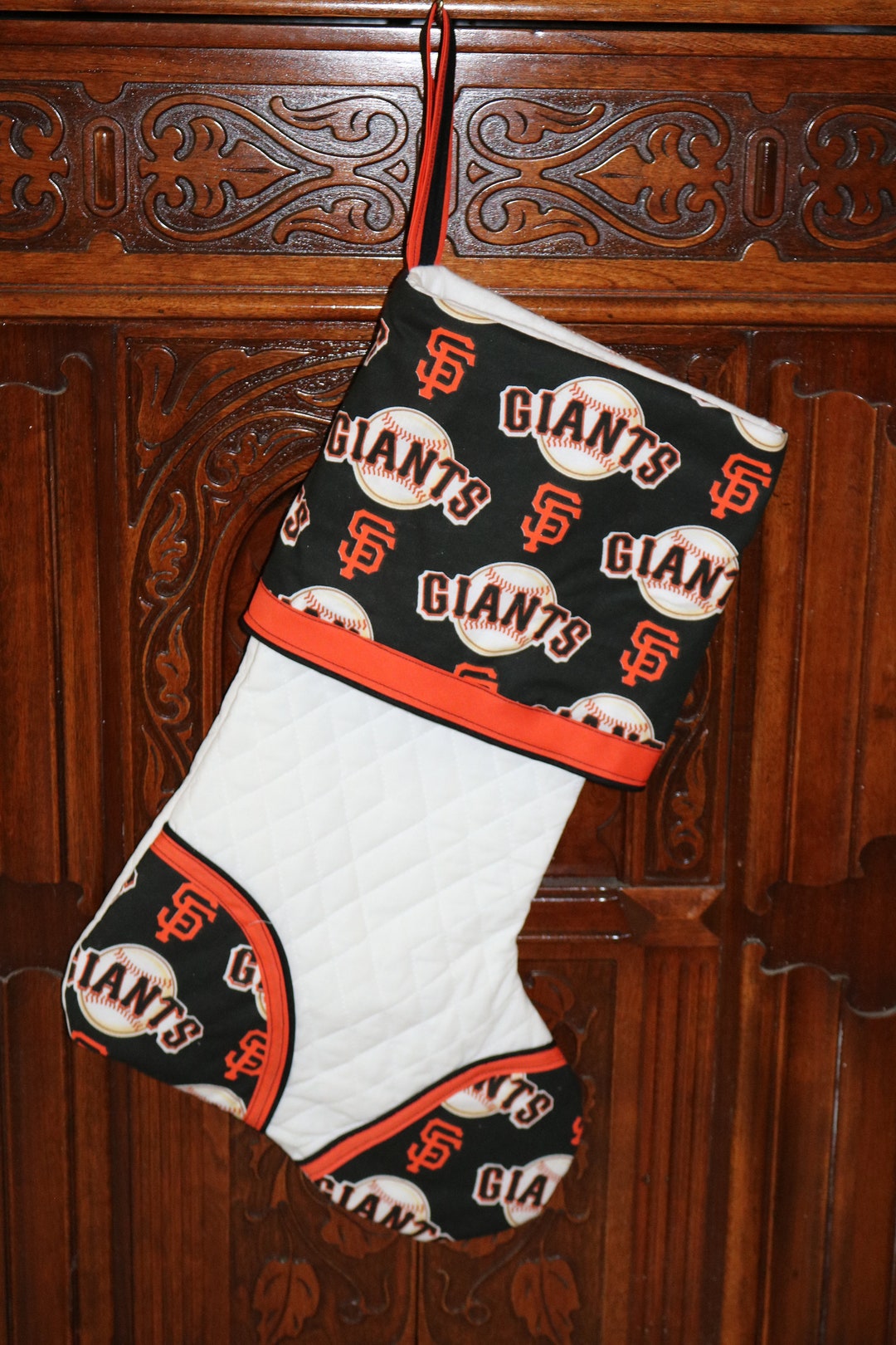 San "Francisco Giant Baseball 1 Handmade Custom Christmas Stocking ...