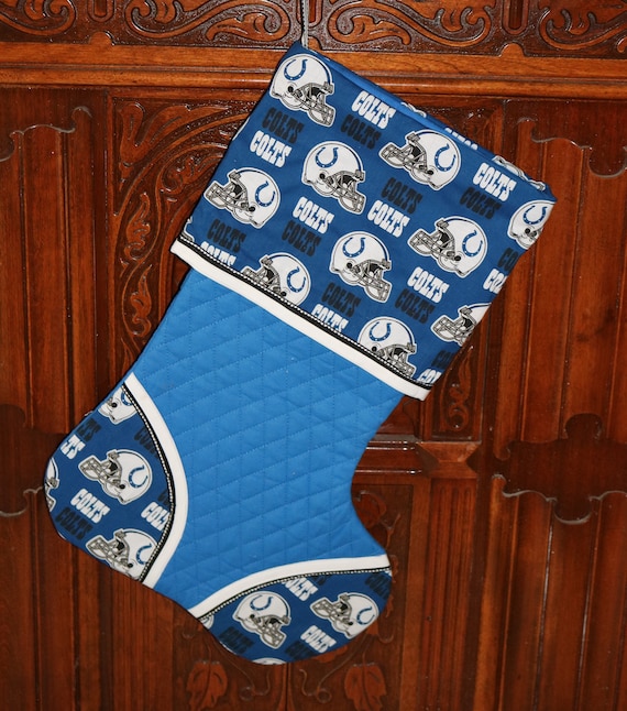 Indianapolis Colts 2 Handmade Custom Christmas Stocking | Etsy